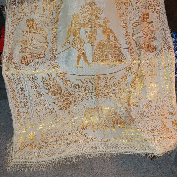 Bedding | Vintage Gold Tapestry Bedding Wall Art | Poshmark